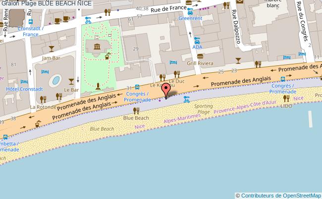 Plage Blue beach Nice qualité baignade Plage Blue beach Nice