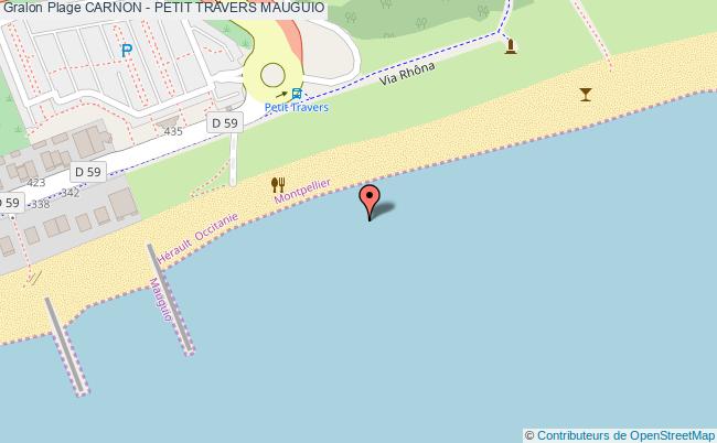Plage Carnon petit travers Mauguio qualité baignade Plage Carnon petit ...