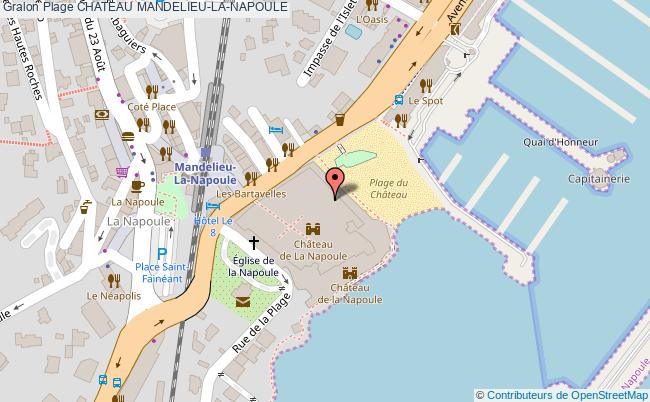 Plage Chateau Mandelieu-la-Napoule qualité baignade Plage Chateau ...