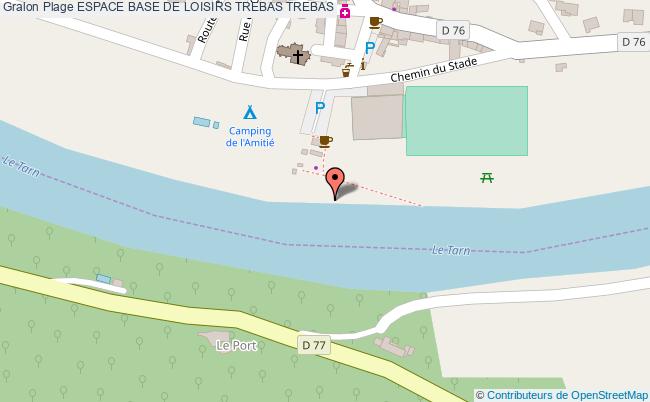 Plage Espace base de loisirs trebas Trébas qualité baignade Plage ...