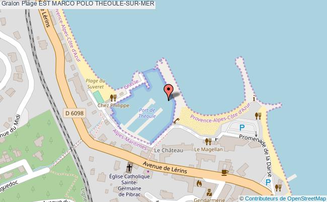 Plage Est marco polo Théoule-sur-Mer qualité baignade Plage Est marco ...