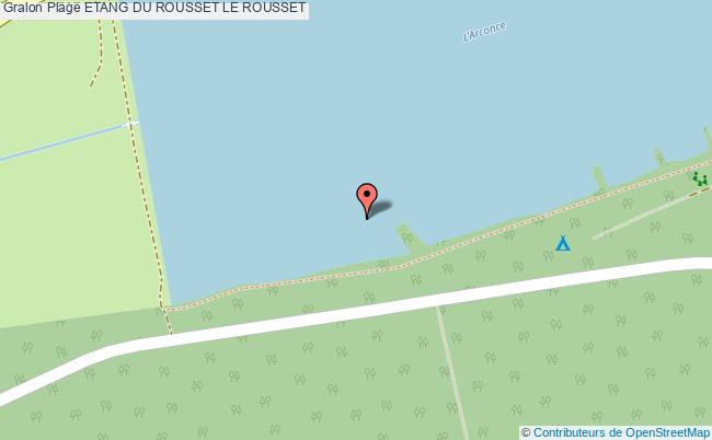 Plage Etang du rousset Le Rousset qualité baignade Plage Etang du ...