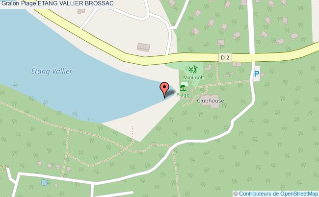Plage Etang vallier Brossac qualité baignade Plage Etang vallier Brossac