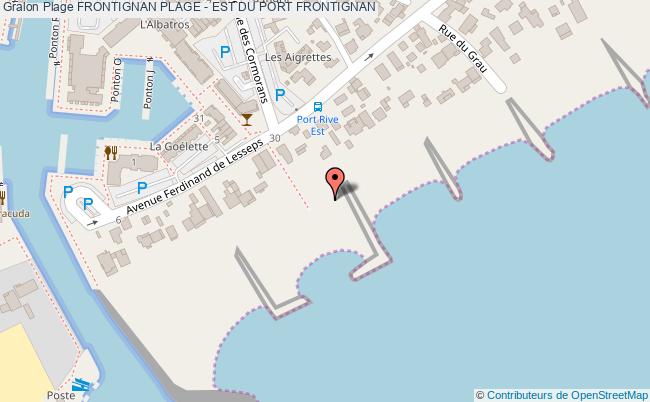 Frontignan plage est du port Frontignan qualité baignade Frontignan ...