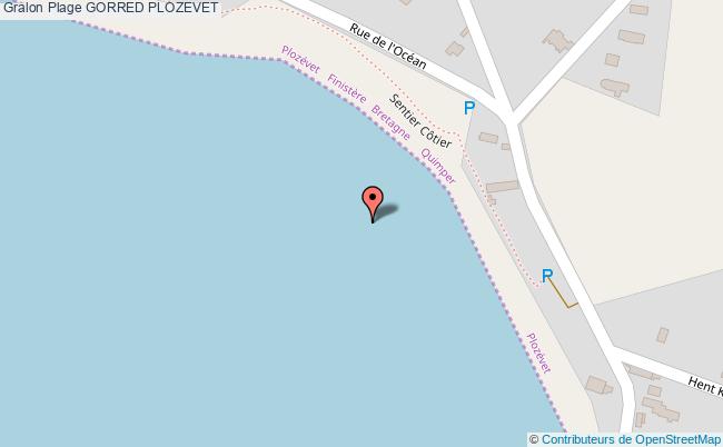 Plage Gorred Plozévet qualité baignade Plage Gorred Plozévet