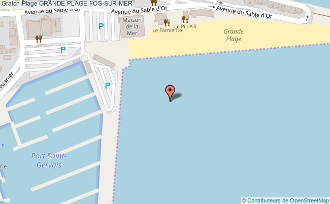 Grande plage Fos-sur-Mer qualité baignade Grande plage Fos-sur-Mer