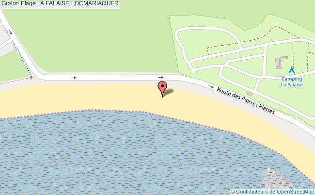 Plage La falaise Locmariaquer qualité baignade Plage La falaise ...