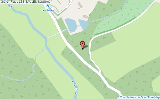 Plage Les saules Sussac qualité baignade Plage Les saules Sussac