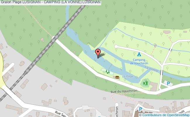 Plage Lusignan camping la vonne Lusignan qualité baignade Plage ...