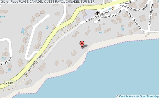 Plage canadel ouest Rayol-Canadel-sur-Mer qualité baignade Plage ...