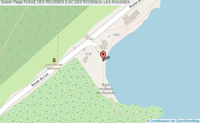 Plage des rousses lac des rousses Les Rousses qualité baignade Plage ...