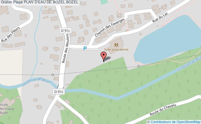 Plage Plan d'eau de bozel Bozel qualité baignade Plage Plan d'eau de ...