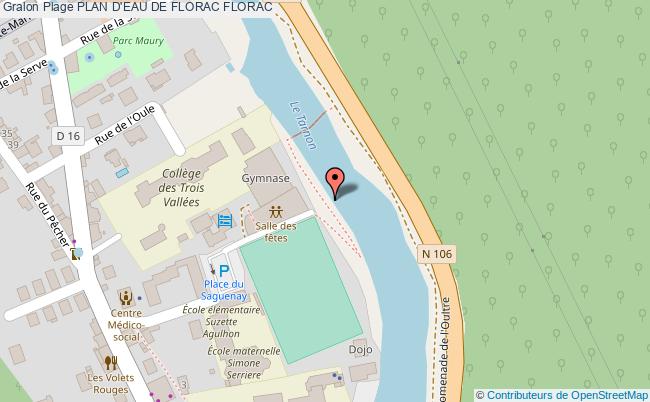 Plage Plan d'eau de florac Florac qualité baignade Plage Plan d'eau de ...