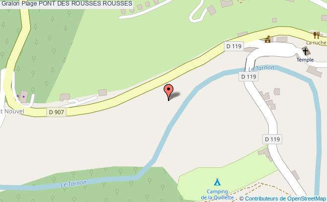 Plage Pont des rousses Rousses qualité baignade Plage Pont des rousses ...