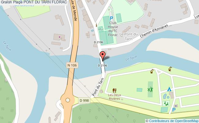 Plage Pont du tarn Florac qualité baignade Plage Pont du tarn Florac