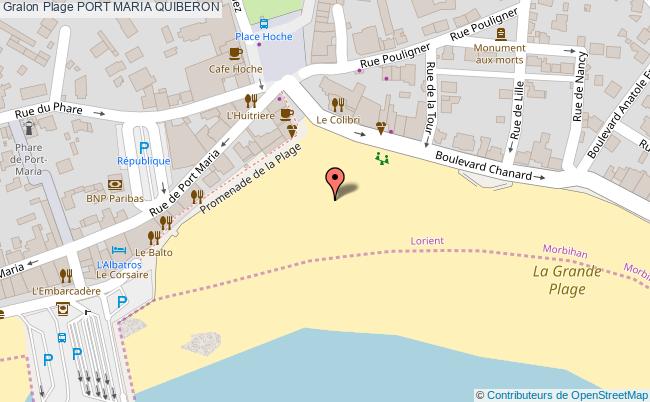 Plage Port maria Quiberon qualité baignade Plage Port maria Quiberon