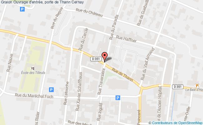 Synagogue Cernay tourisme