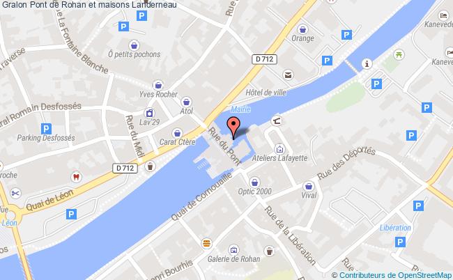 Pont de rohan et maisons Landerneau tourisme