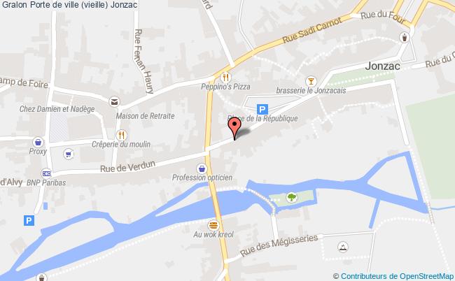 Porte de ville (vieille) Jonzac tourisme