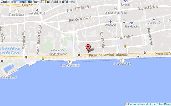 Promenade du remblai Les sables-d'olonne tourisme