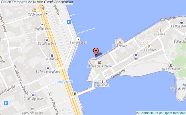 Remparts de la ville close Concarneau tourisme