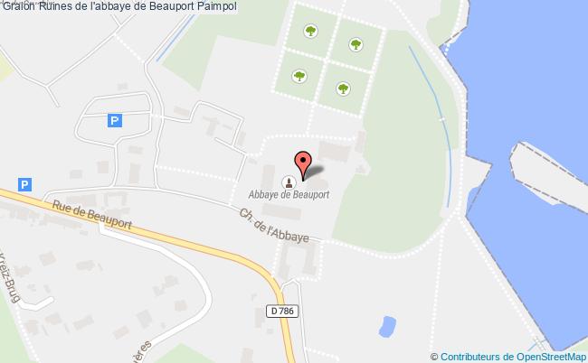 Ruines de l'abbaye de beauport Paimpol tourisme