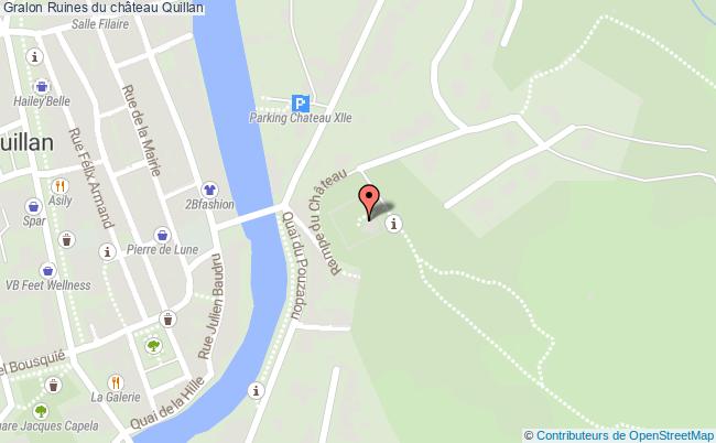 Ruines du château Quillan tourisme