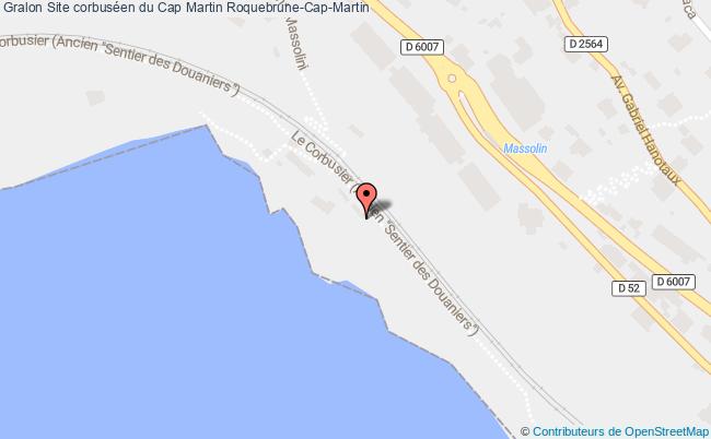 Site corbuséen du cap martin Roquebrune-cap-martin tourisme