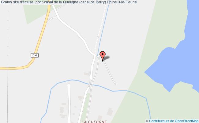 Site d'écluse, pont-canal de la queugne (canal de berry) Epineuil-le ...