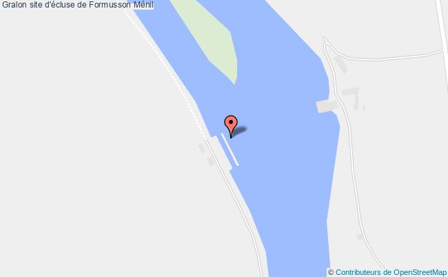 Site d'écluse de formusson Ménil tourisme