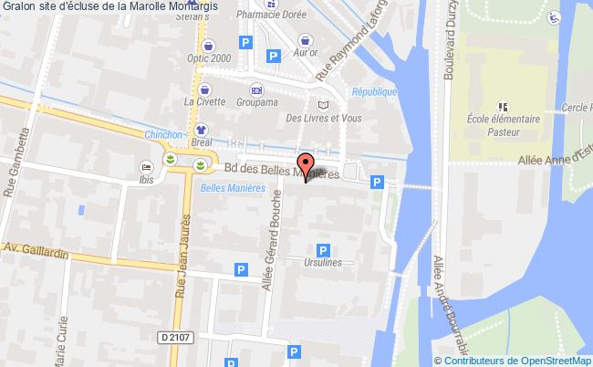 Site d'écluse de la marolle Montargis tourisme