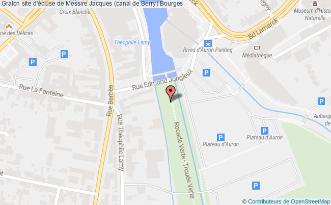 Site d'écluse de messire jacques (canal de berry) Bourges tourisme