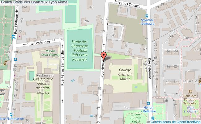 Stade des chartreux Lyon 4ème tourisme