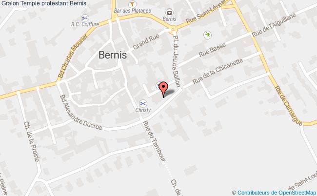 Temple protestant Bernis tourisme