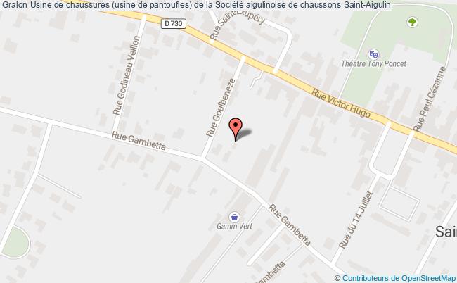 Usine de chaussures (usine de pantoufles) de la société aigulinoise de ...