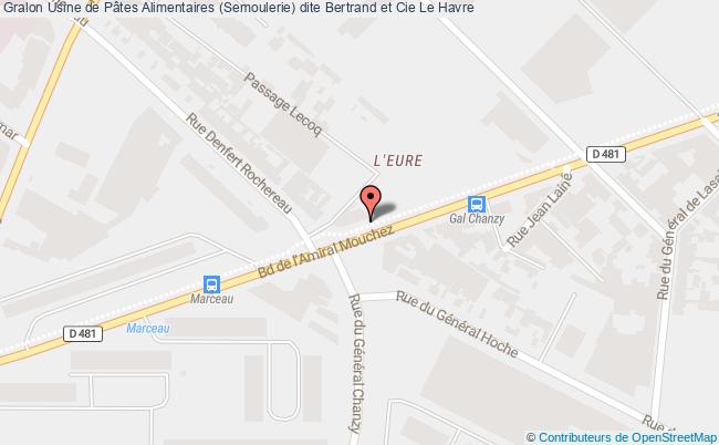 Usine de pâtes alimentaires (semoulerie) dite bertrand et cie Le havre ...