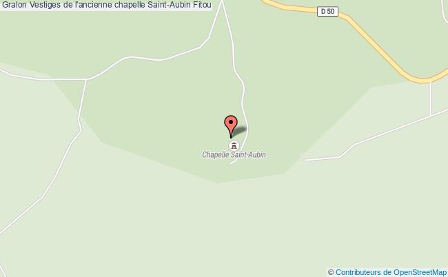 Vestiges de l'ancienne chapelle saint-aubin Fitou tourisme