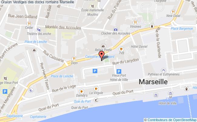 Vestiges des docks romains Marseille tourisme