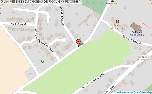 Vestiges du chateau de picquigny Picquigny tourisme sites et monuments ...