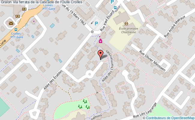 Via ferrata de la cascade de l'oulle Crolles tourisme