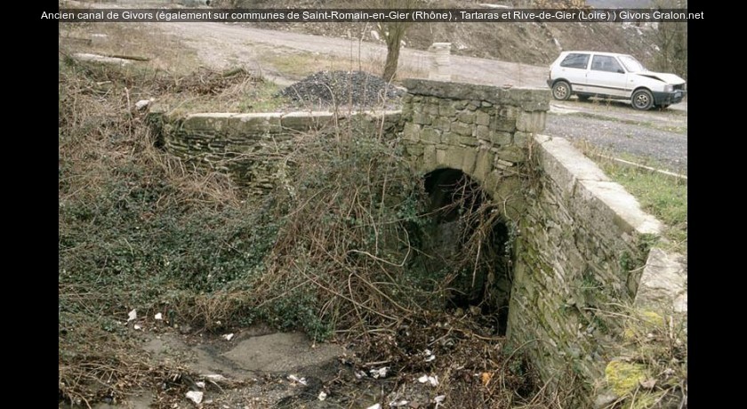 Ancien canal de givors (également sur communes de saint-romain-en-gier ...