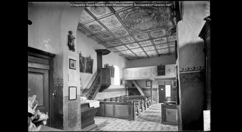 Chapelle saint-martin dite hippoltskirch Sondersdorf tourisme