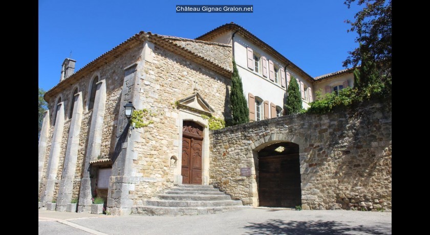Château Gignac tourisme