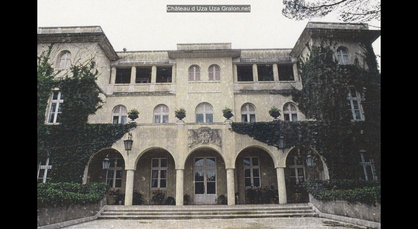 Château d'uza Uza tourisme