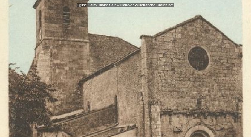 Eglise saint-hilaire Saint-hilaire-de-villefranche tourisme