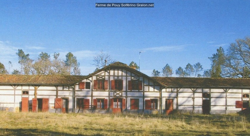 Ferme de pouy Solférino tourisme
