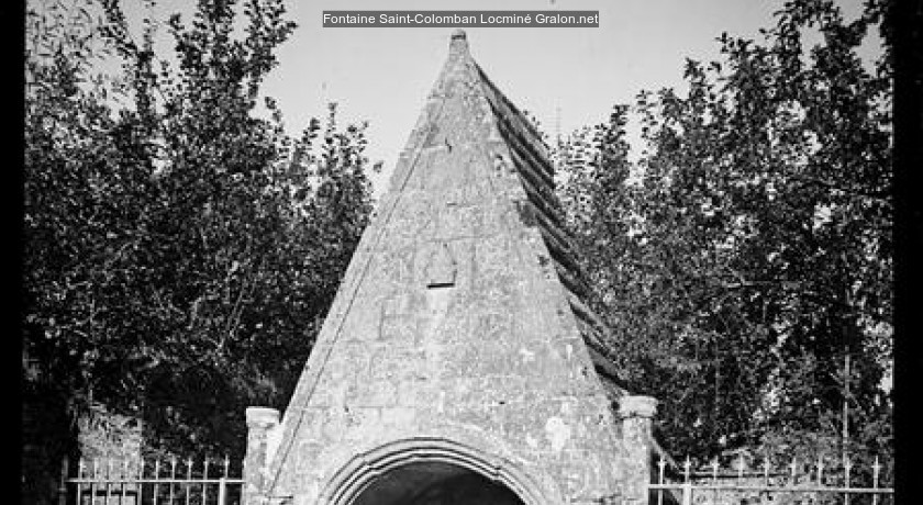 Fontaine saint-colomban Locminé tourisme