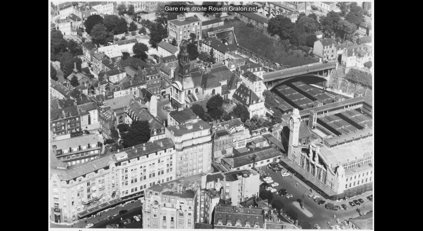 Gare rive droite Rouen tourisme