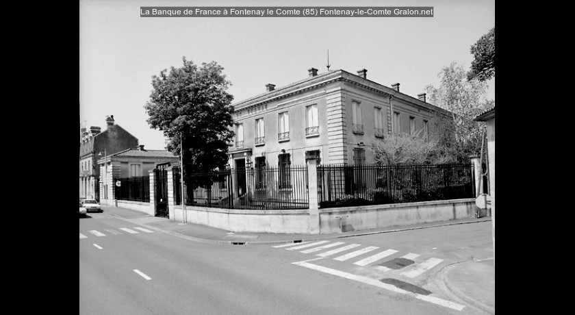 La banque de france à fontenay le comte (85) Fontenay-le-comte tourisme La banque de france à fontenay le comte (85) Fontenay-le-comte tourisme