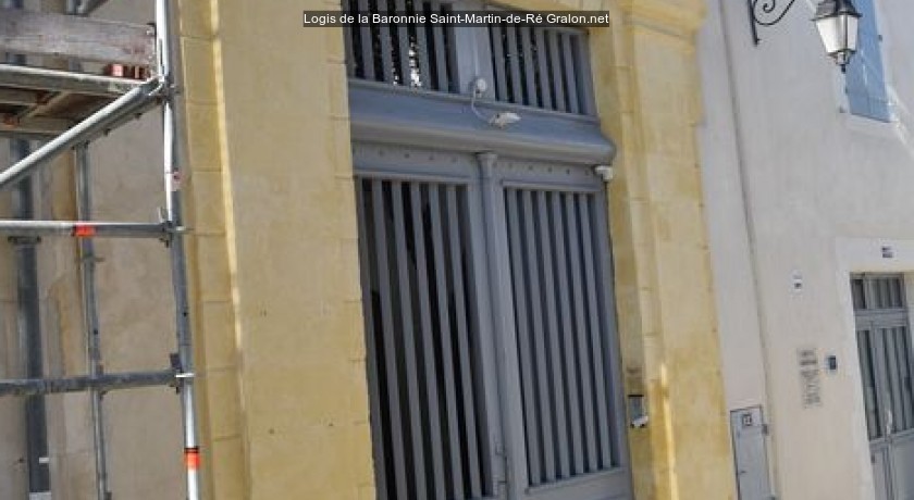 Logis de la baronnie Saint-martin-de-ré tourisme